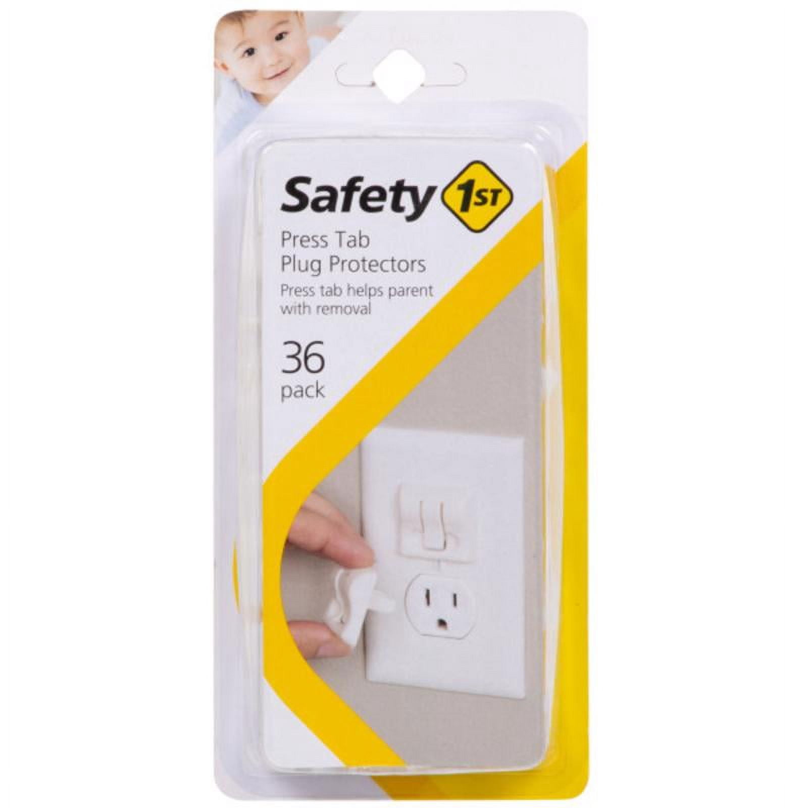 6 Pc, Safety 1St White Plastic Plug Protectors 36 Pk - Walmart.com