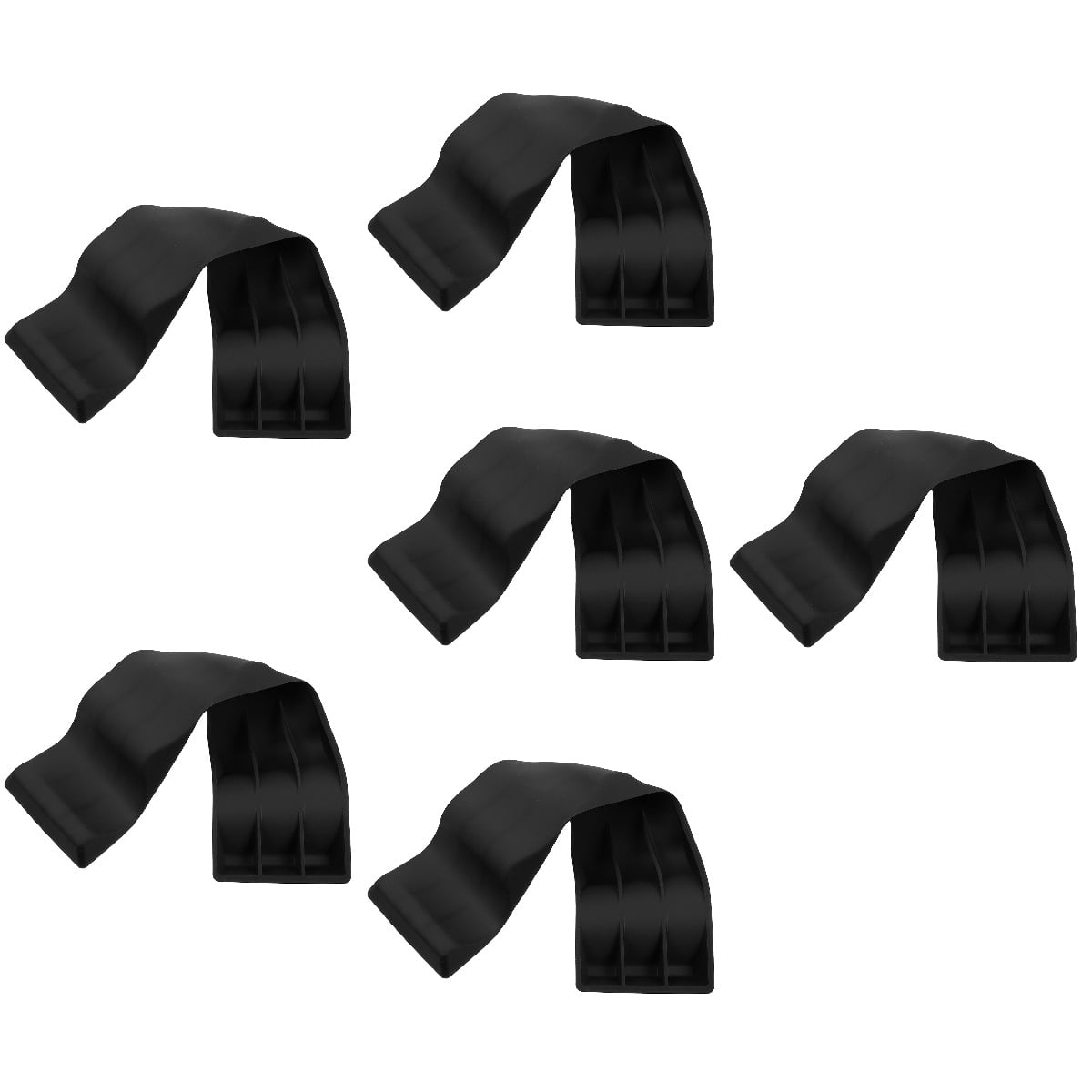 6 Pc Silicone Wine Bottle Holder Display Shelves Wine Storage Racks ...