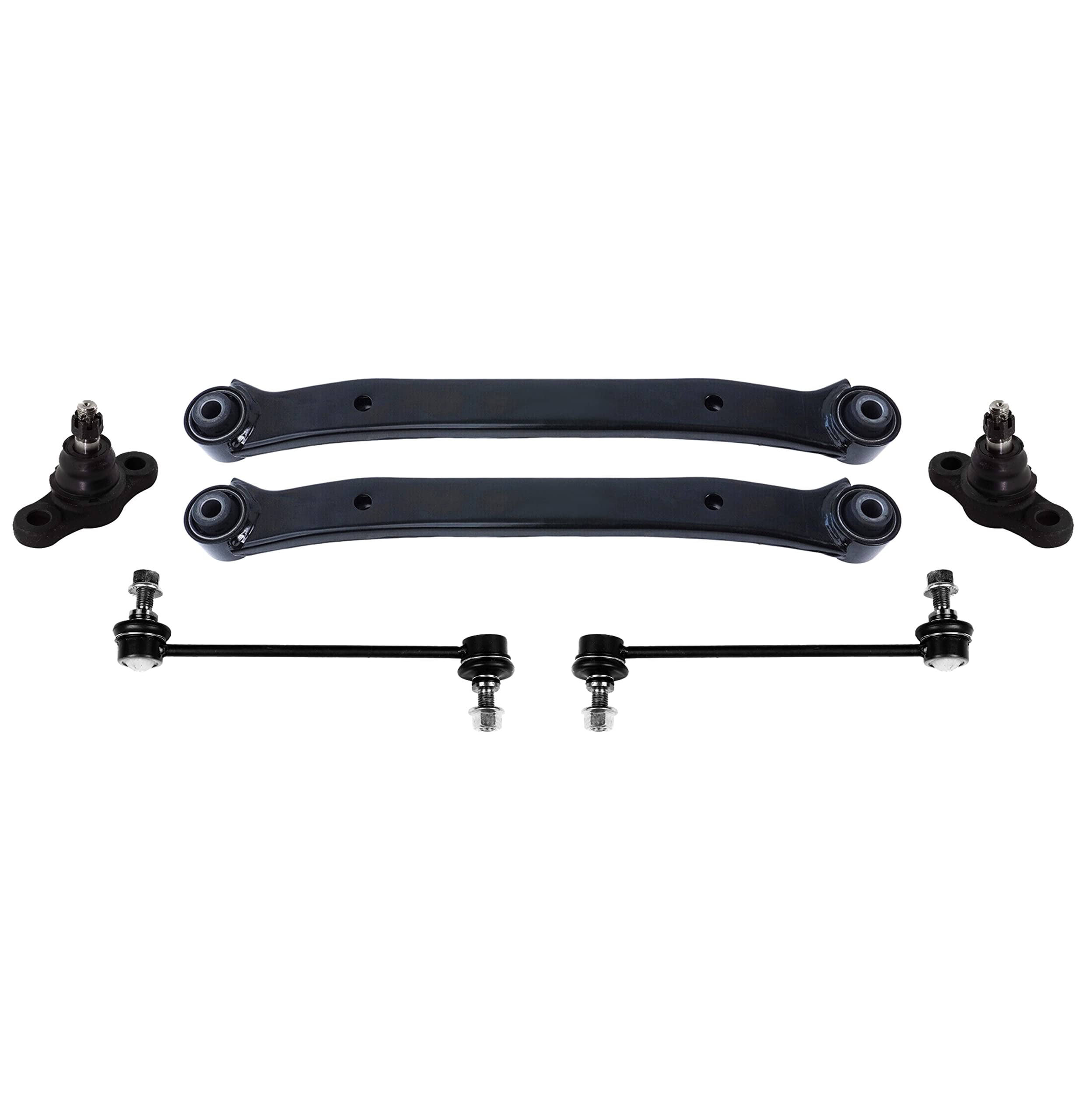 6 Pc Suspension Kit Rear Upper Rearward Control Arms, Lower Ball Joints ...