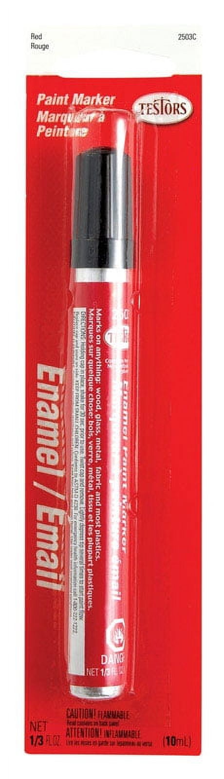 6 Pc, Testors Gloss Red Enamel Paint Marker 0.3 Oz - Walmart.com