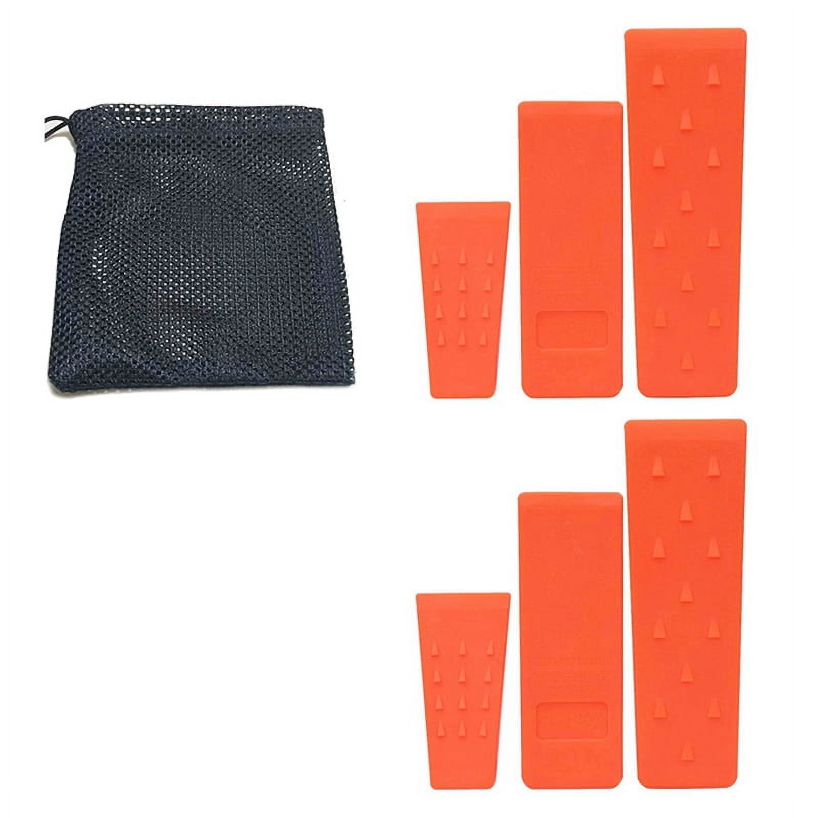 6 Pc Tree Felling Wedges with Spikes for Safe Tree Cutting-2 Each of 10 ...