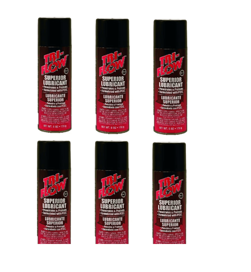 6 Pc, Tri-Flow Superior General Purpose Lubricant Spray 6 Oz - Walmart.com