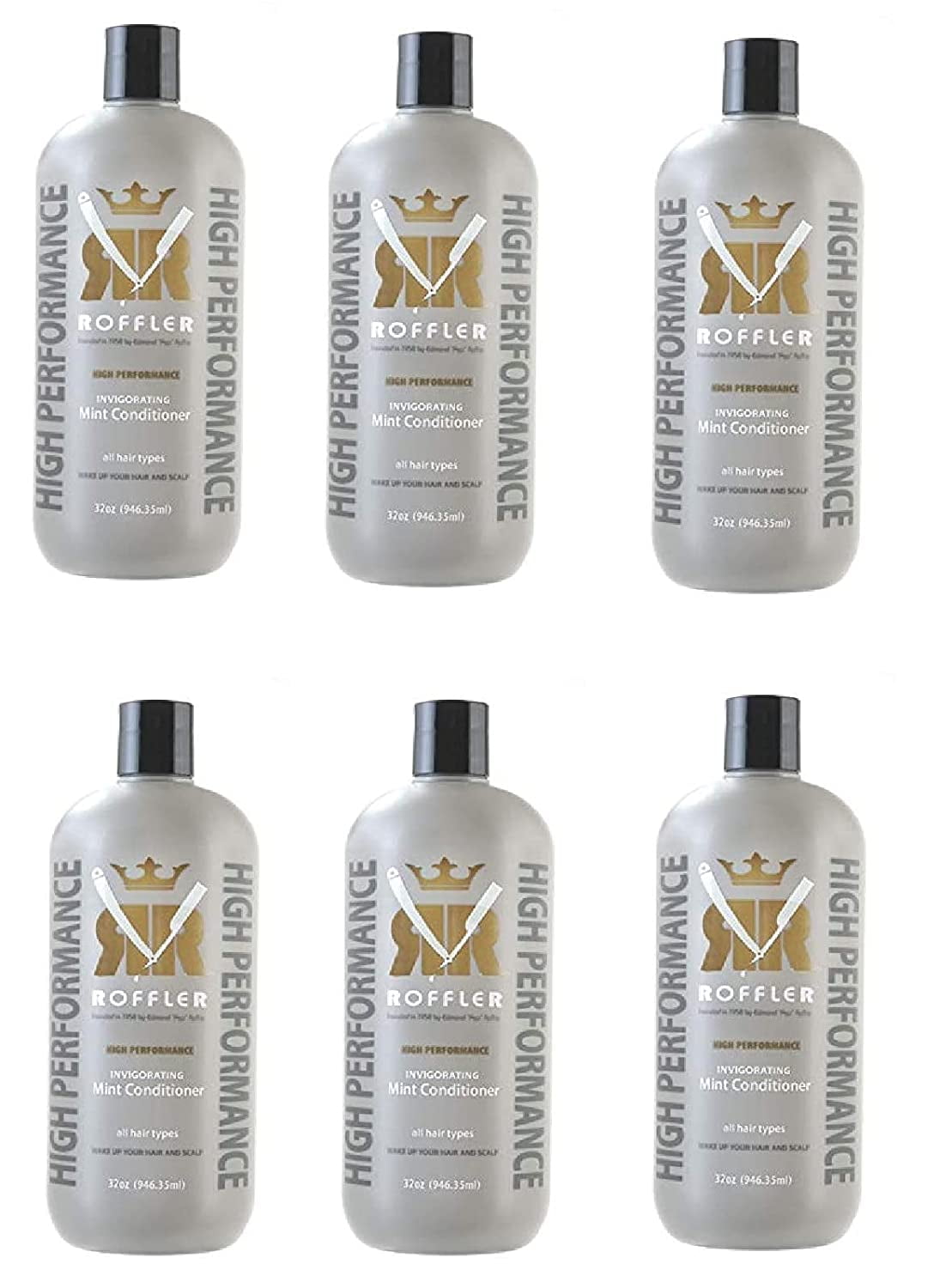 6 Pc of Roffler High Performance Invigorating Mint Conditioner 32oz ...