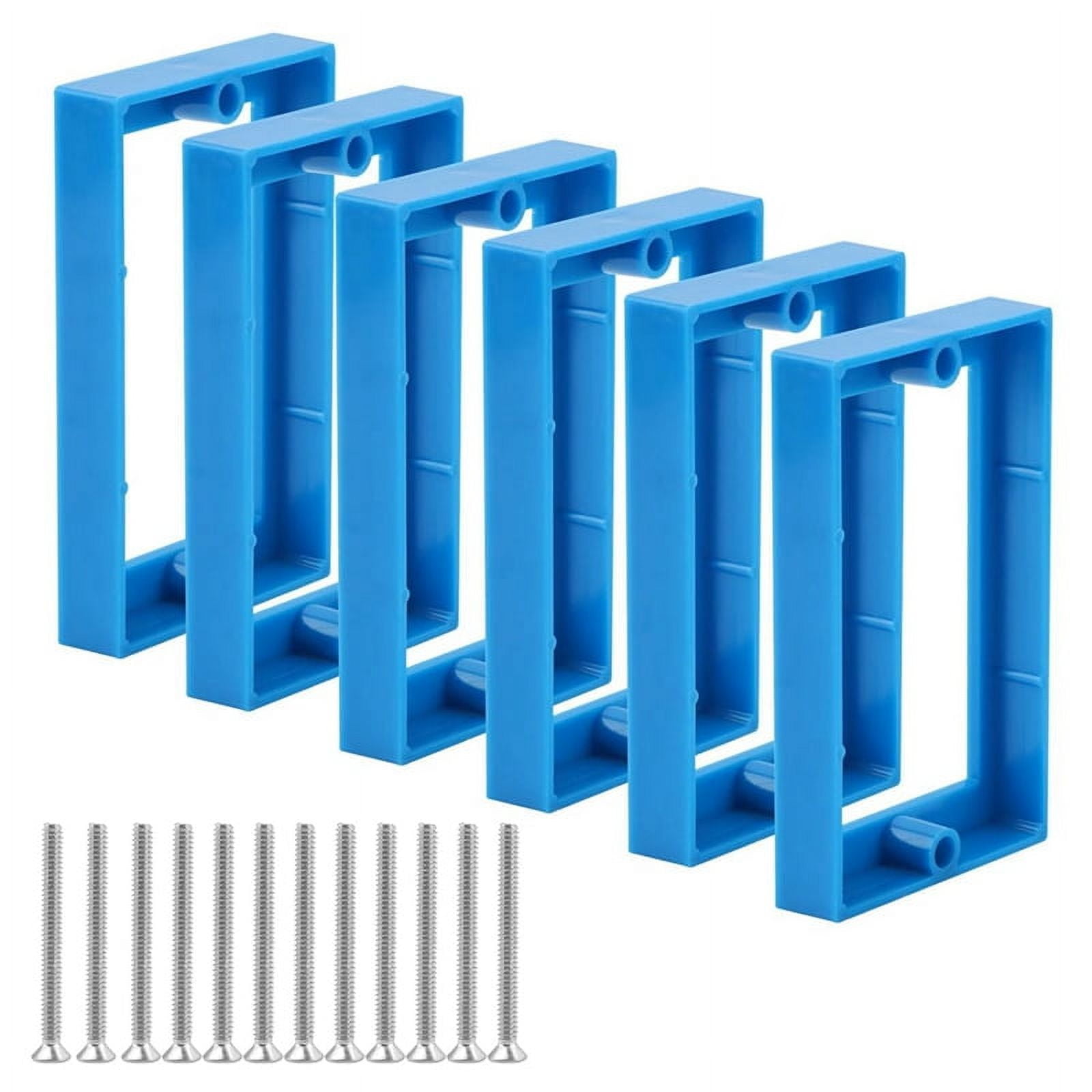 6 Pcs 1/2inch Single Gang Receptacle Outlet Box Extenders, with Screws ...