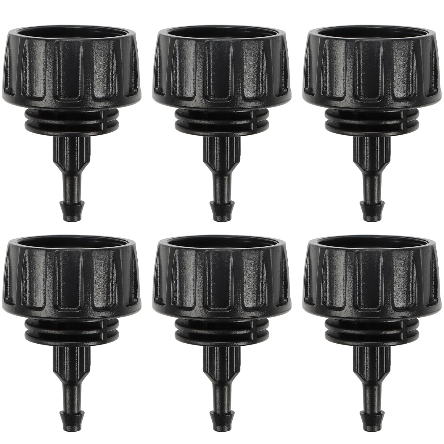 6 Pcs 1/4 Inch Drip Irrigation Tubing to Faucet/Garden Hose Adapter, 3/ ...
