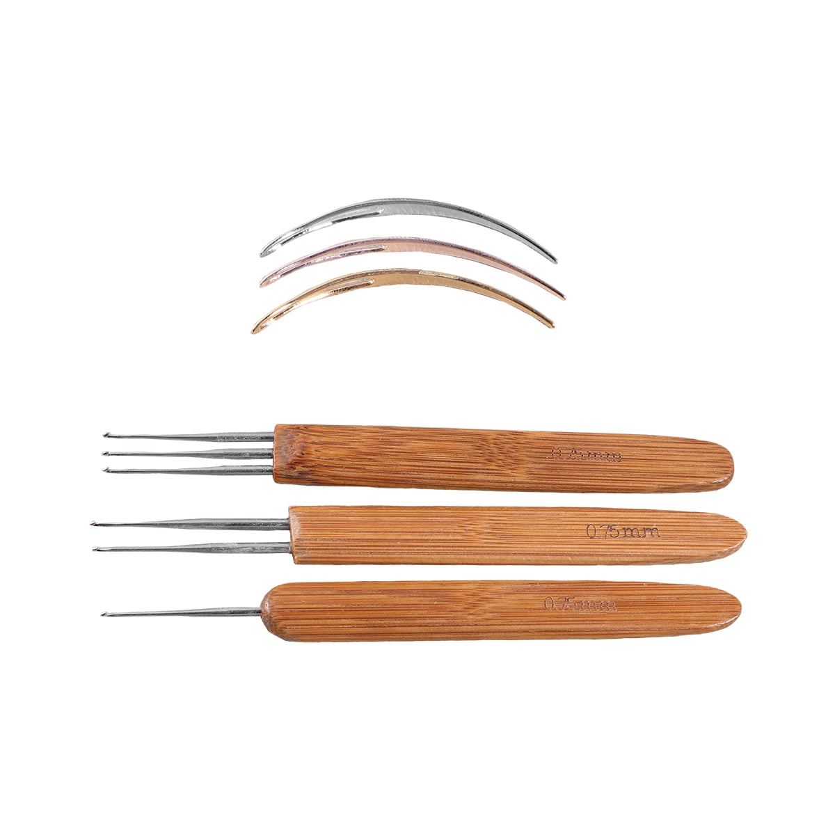 6 Pcs/1 Hair Tool Dreadlocks Knitting Needles Smooth Finish - Walmart.com