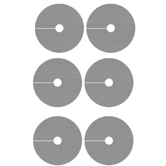 6 Pcs 11.8 Inch Plant Pot Grids-Cuttable Plant Pot Soil Covers ...