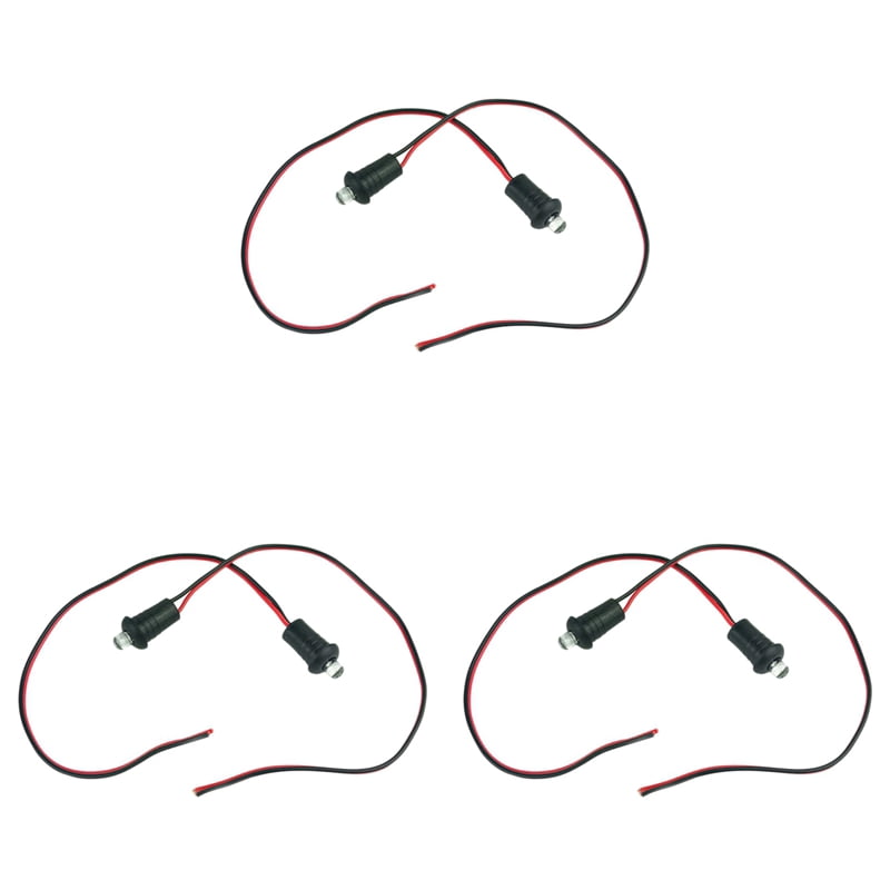 6 Pcs 12V Blue Flashing Dummy Fake Car Alarm Dash Mount LED Light ...