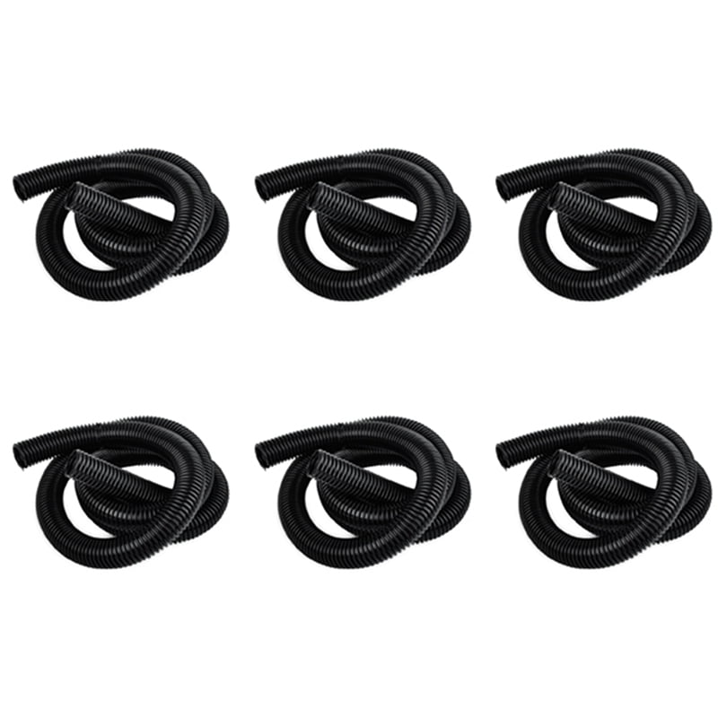 6 Pcs 2.5M 32mm Flexible EVA Hose Tube Pipe Extra Long for Household ...