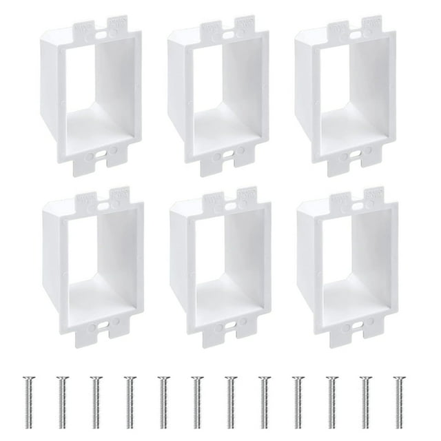 6 Pcs -2 Electrical Outlet Box Extender, Electrical Box Extender, 1 ...