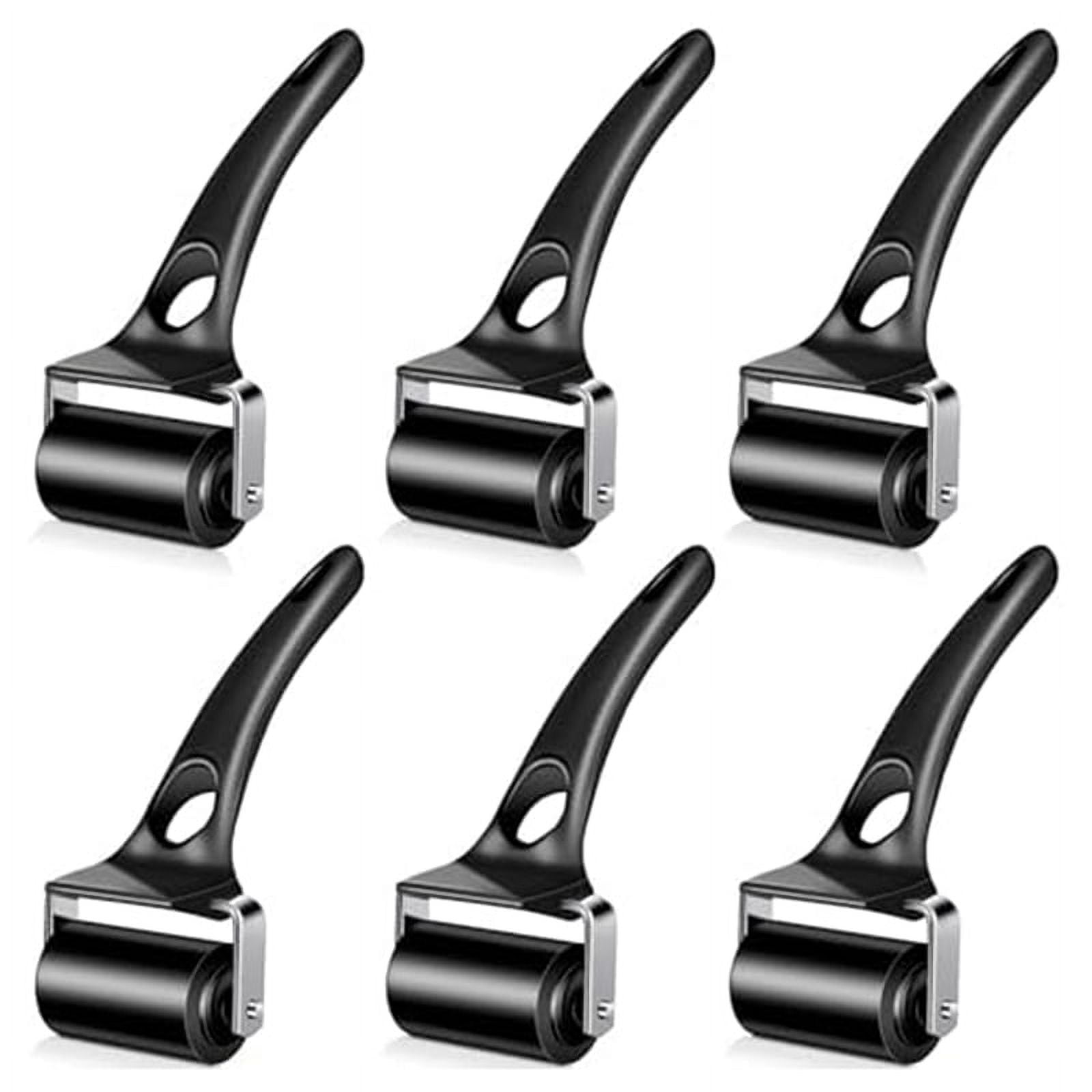 6 Pcs 2 Inches Black Ink Roller Tool Perfect for Gluing Printing Inking ...