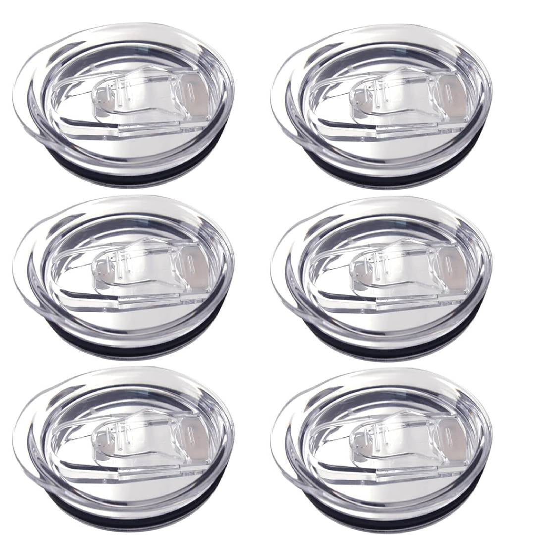 6 Pcs 20 oz Skinny Replacement Lids Tumbler Replacement Lids Plastic ...