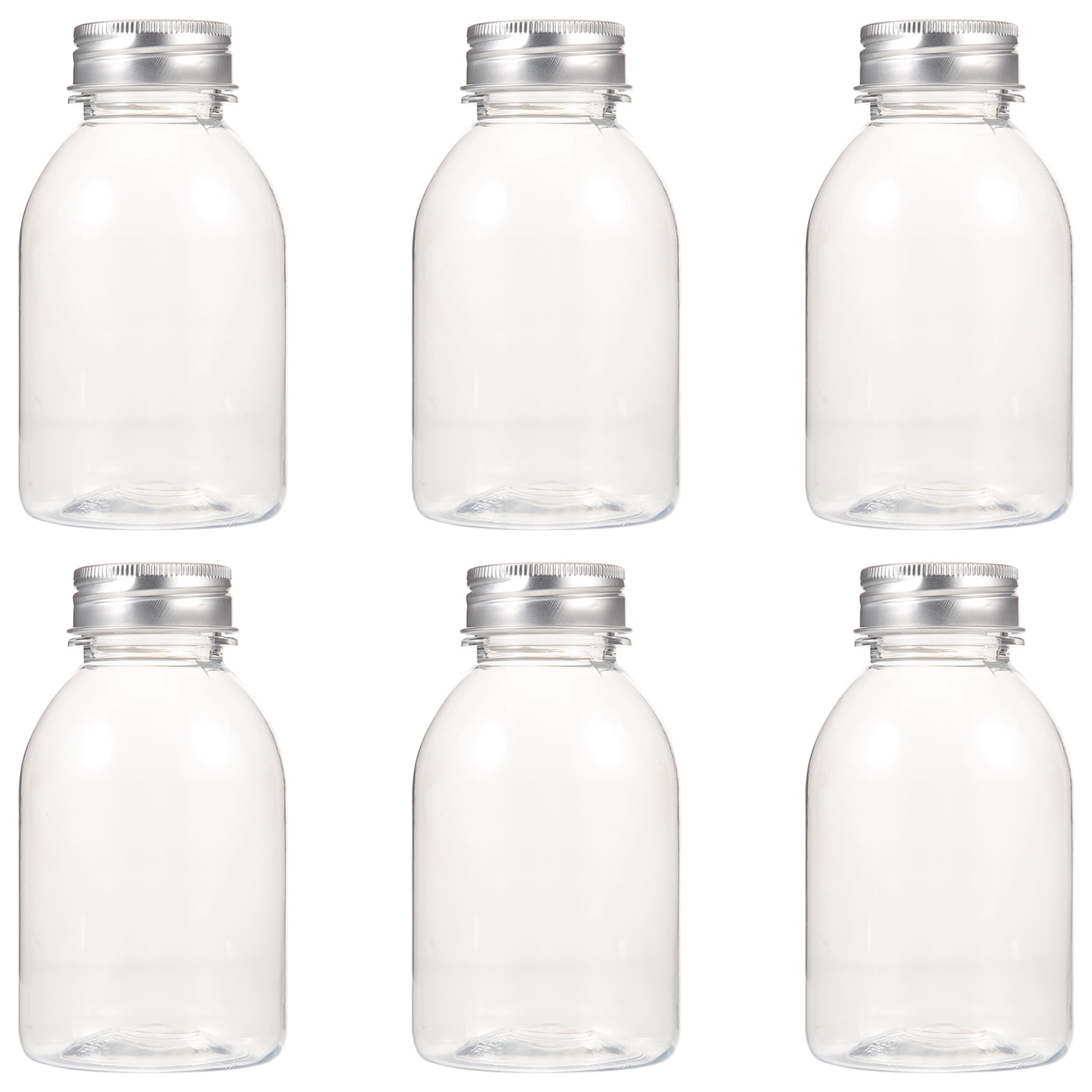 HOMEMAXS Reusable Clear Juice Bottles with Sealing Caps for Storage ...