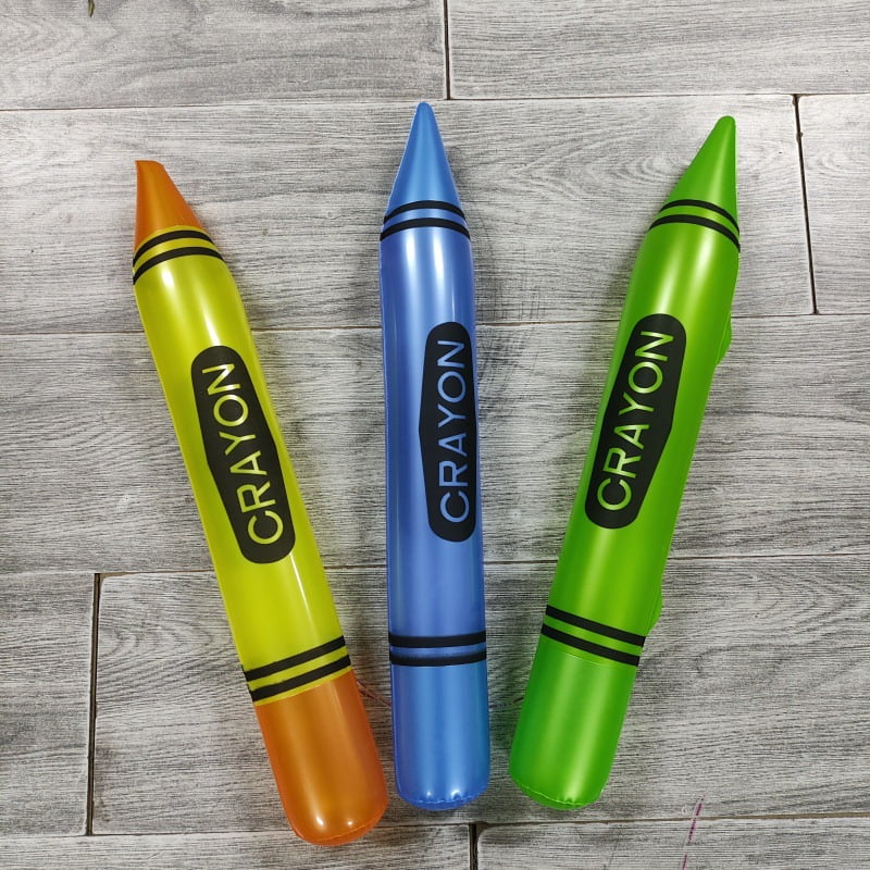 6 Pcs 27.6 Inch Pencil Balloons Multicolor Combination Back to School ...