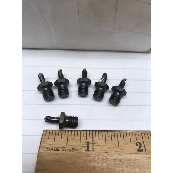 6 Pcs. #30 Hs X 1/4-28 Threaded Shank Stub Drill. Usa (Loc Stk ...