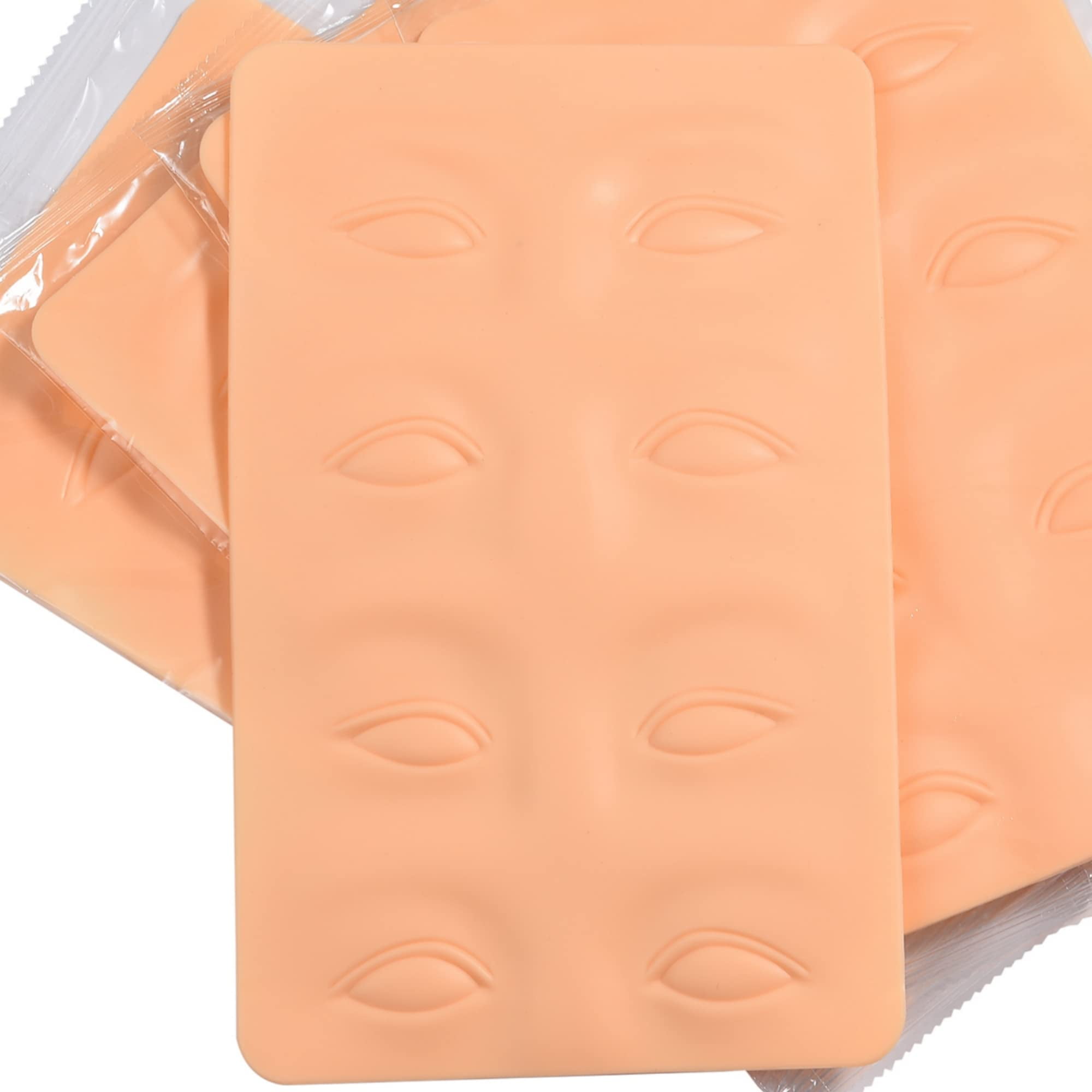 6 Pcs 3D Tattoo Practice Eyebrow Eyeline Practice Skins Permanent ...