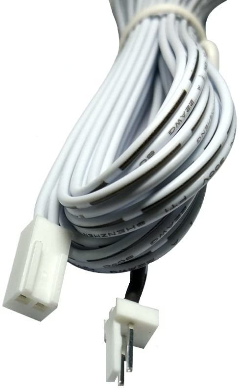 6 Pcs 3M/9.8 Ft 2-Pin Male And Female Cable Plug Connector Extension ...