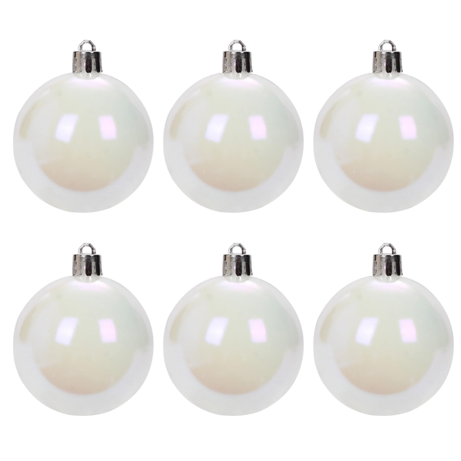 6 Pcs 3Sizes Premium Clear Plastic Ornaments for Crafts Christmas DIY ...