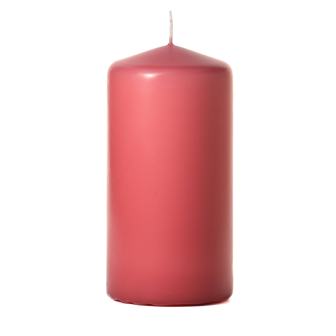 6 Pcs, 3x6 Mauve Pillar Candles Unscented 3 in. diameterx6 in. tall ...