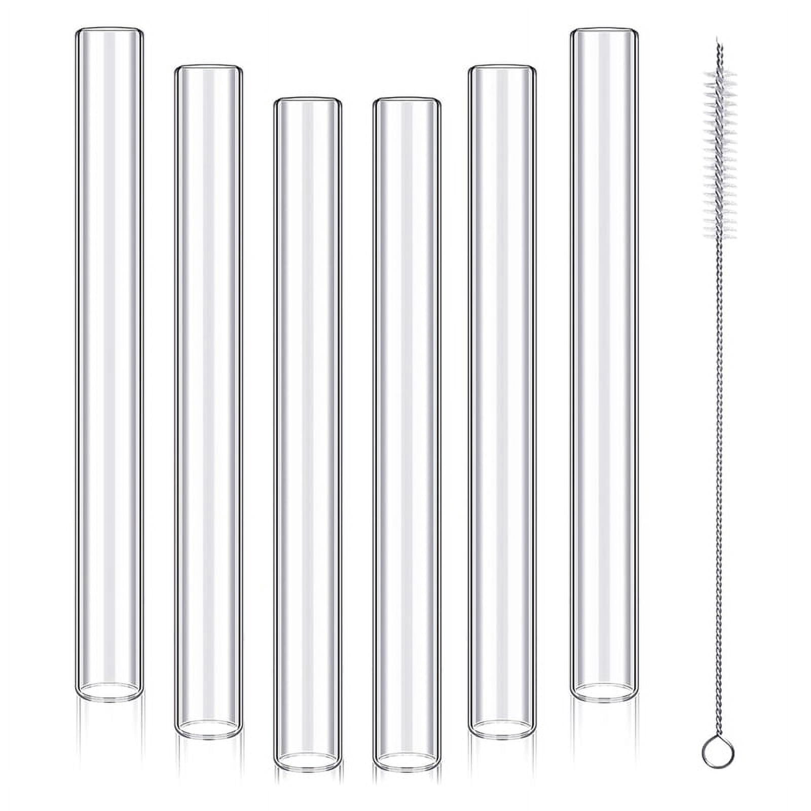 6 Pcs 4inch Clear Borosilicate Glass Tube 12mm OD 8mm ID 2mm Thick ...