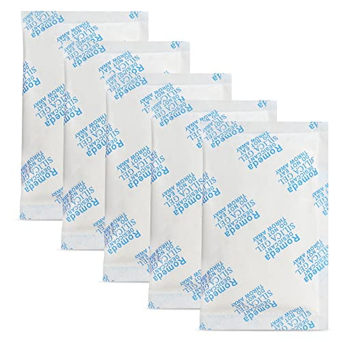 6 Pcs 50 Gram Silica Gel Packs, Transparent Desiccant, Desiccant ...