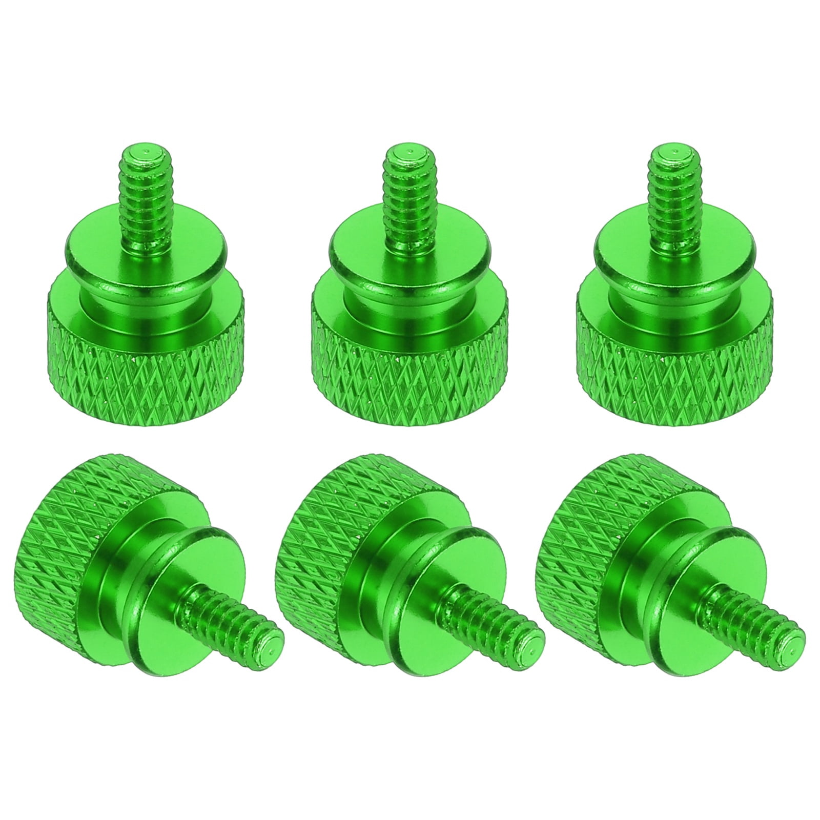 6 Pcs 6#32 Knurled Thumb Screw Computer Case Threaded Hand Tighten ...