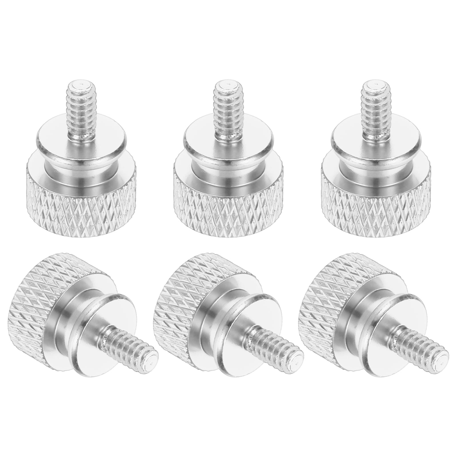 6 Pcs #6-32 Knurled Thumb Screw Computer Case Threaded Hand Tighten ...