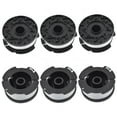 6-Pcs AF-100 30ft 0.065" Autofeed String Trimmer Spools Weed Eater Lines Replacement for Black ...