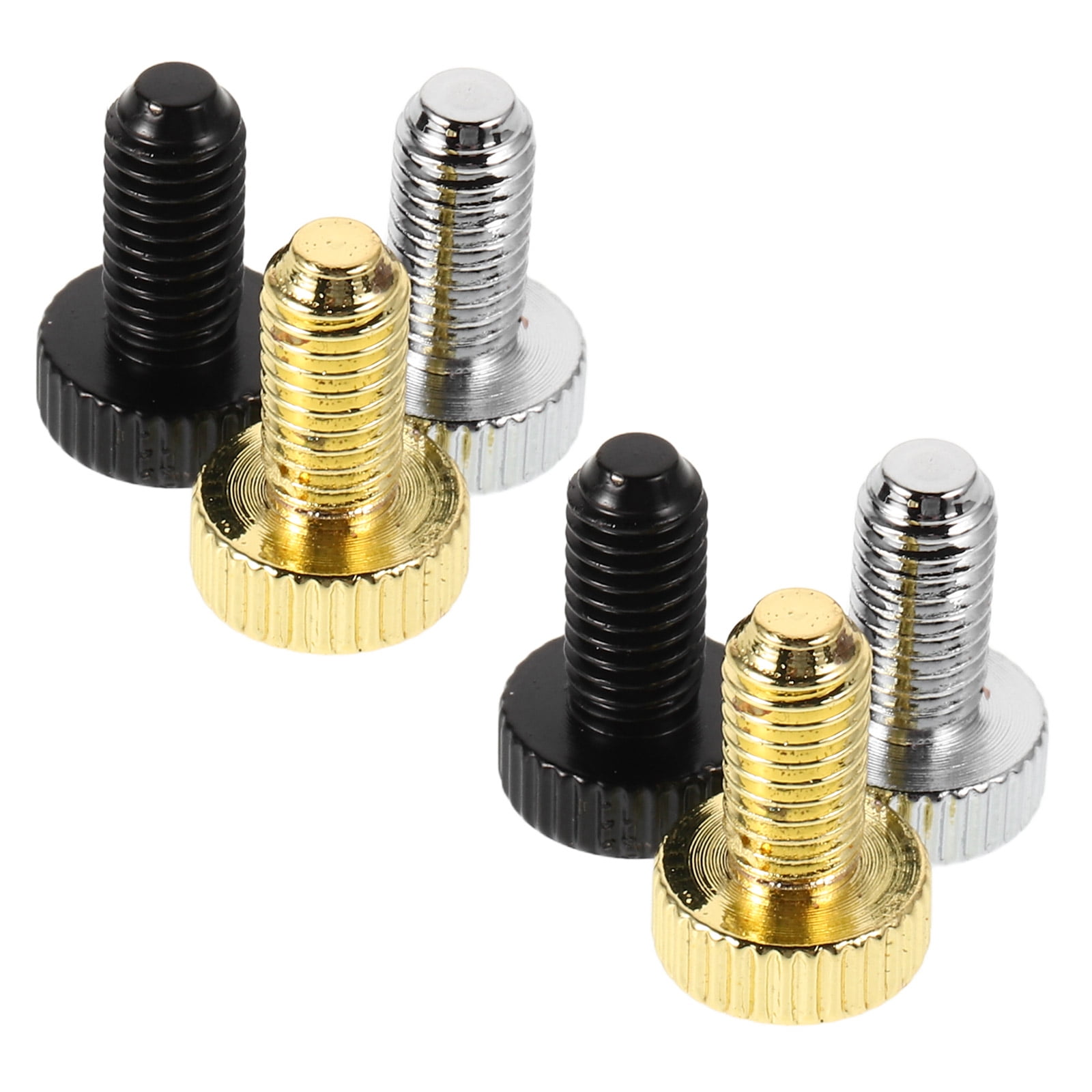6 Pcs Acoustic Guitar Bridge Key Chain Pendant Nut Screws Stabilizer ...
