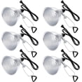 6 Pcs Adjustable Clamp Lamp Light with Aluminum Reflector Up to 150 ...
