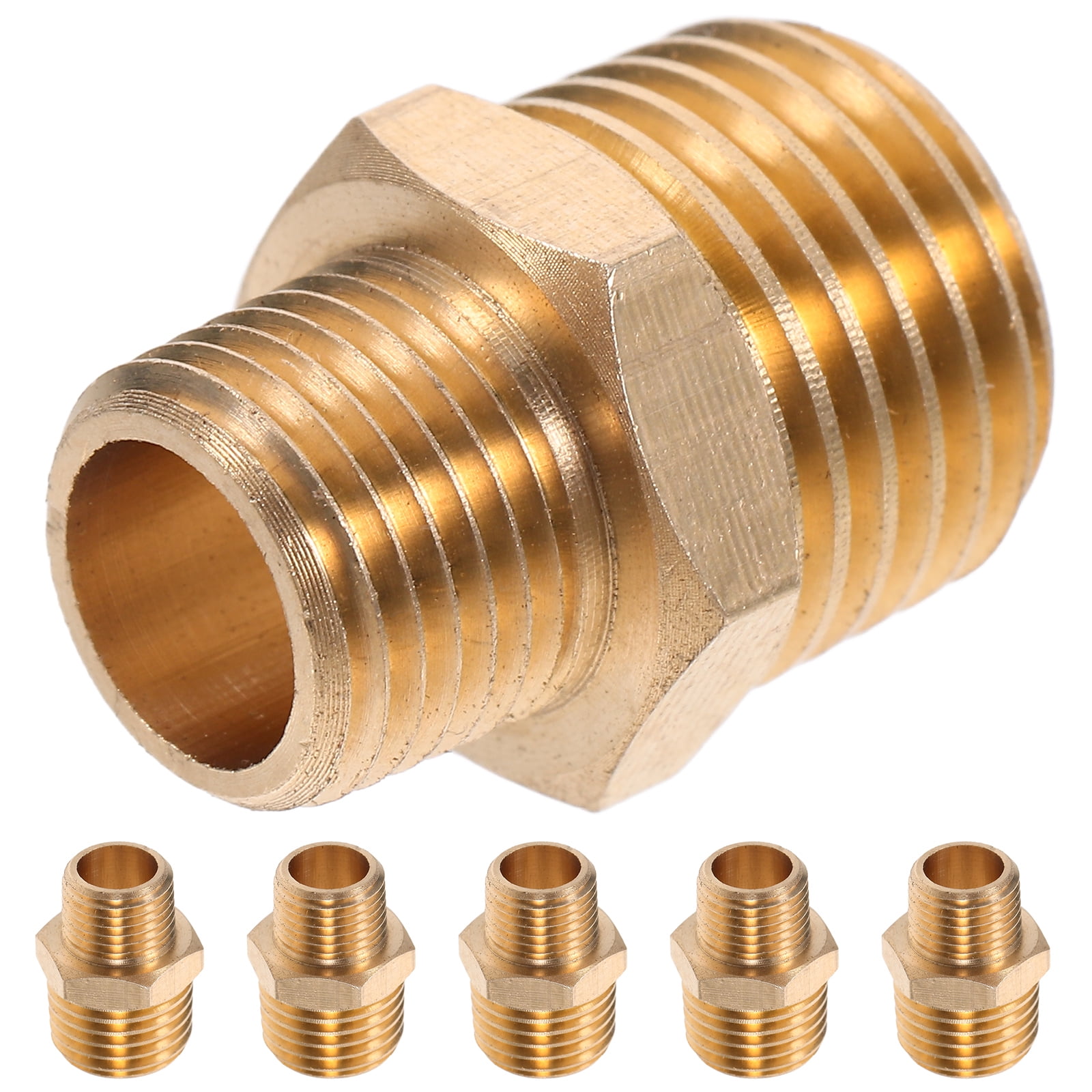 6 Pcs All Copper Double Outer Wire Connector Pex Connectors Rv Plumbing ...