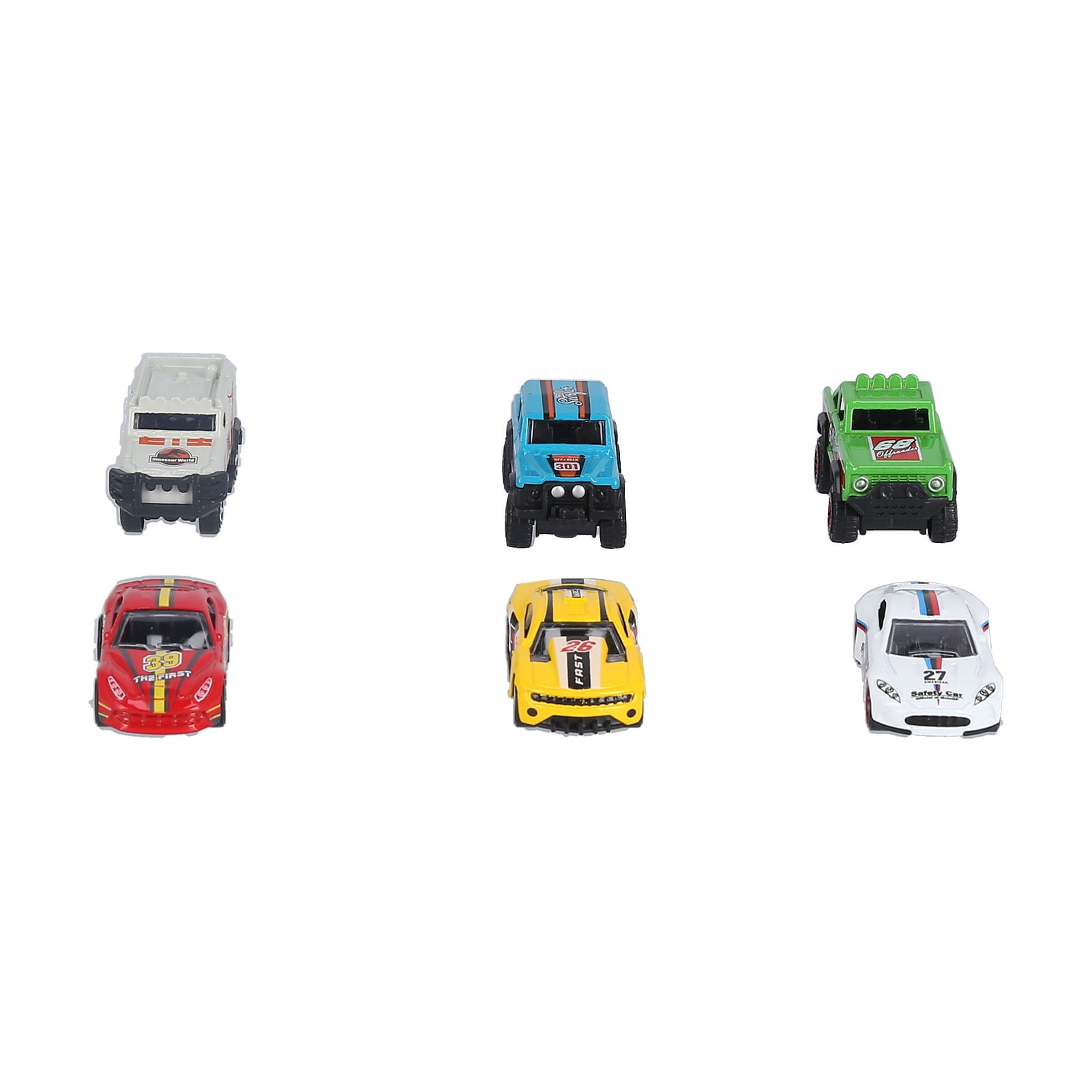 6 Pcs Alloy Car Model Set Exquisite Design City Vehicles and Mini ...