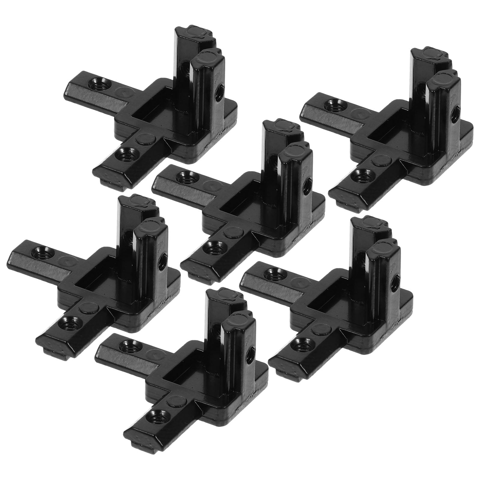 6 Pcs Aluminum Extrusion Connector 8020 3-Way Bracket for 2020 Corner ...
