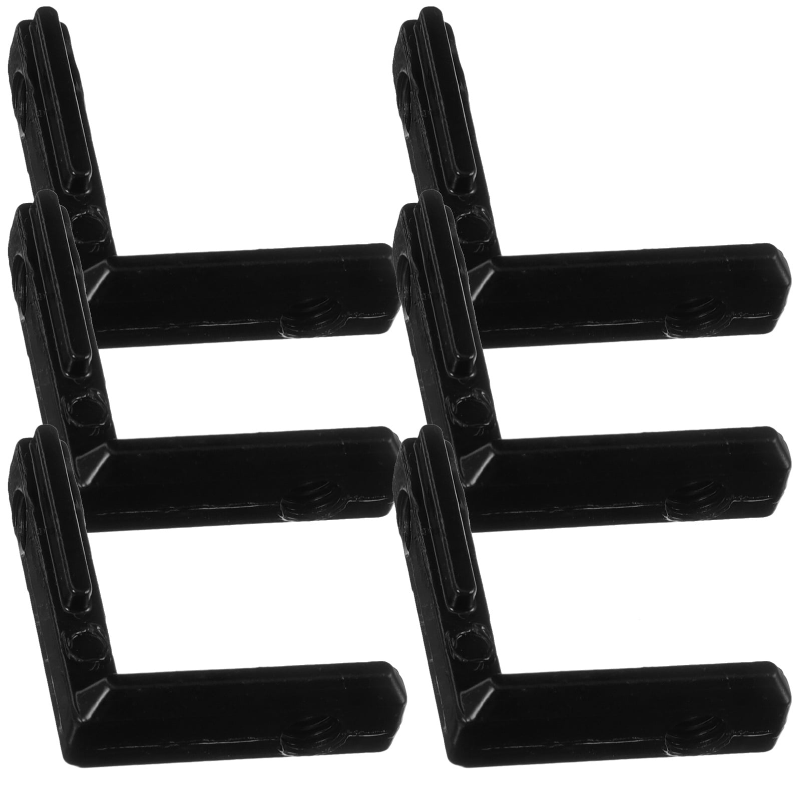 6 Pcs Aluminum Extrusion Connector Connectors 2020 Right Angle Bracket ...