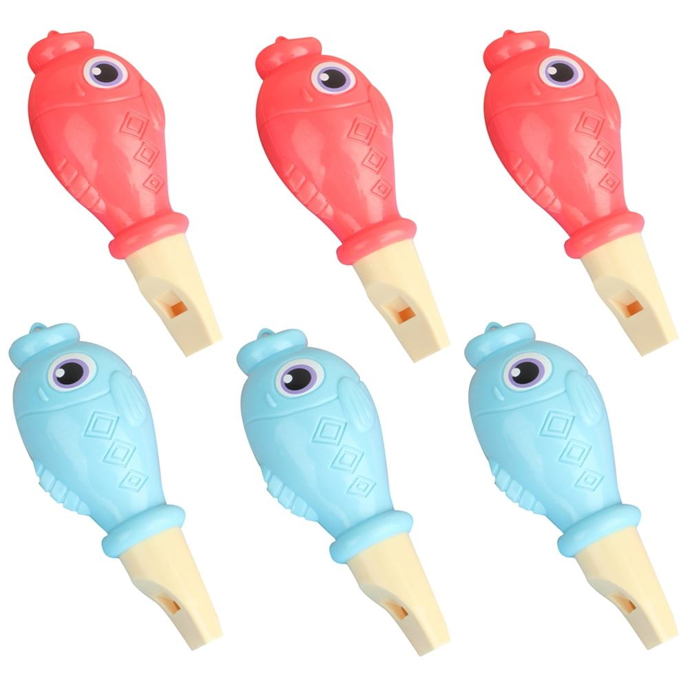 6 Pcs Animal-shaped Whistle Cartoon Referee Whistles Kids Keyboard ...