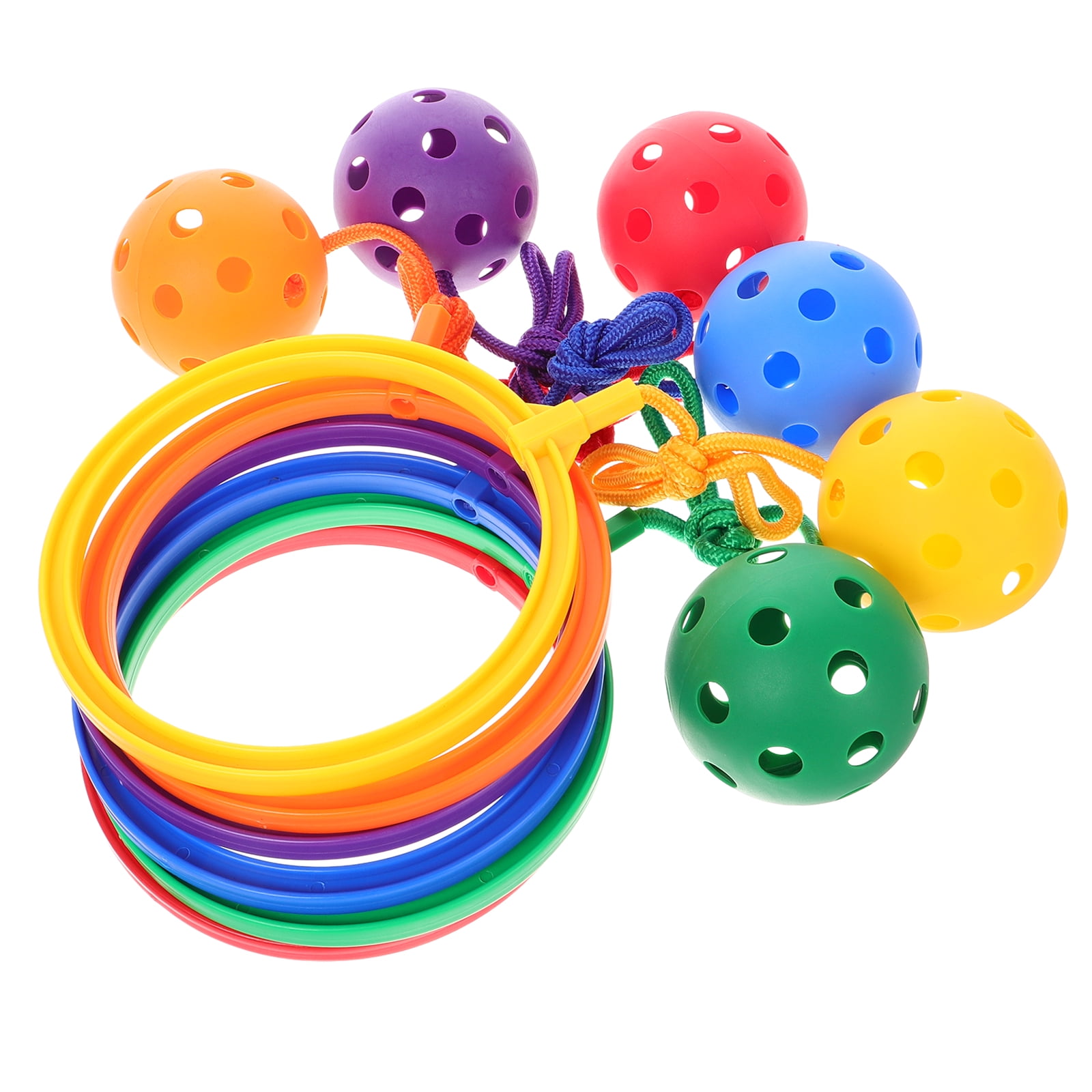 6 Pcs Ankle Skip Jumping Hoop Ball Ankle Toy Child 56x7cm - Walmart.com