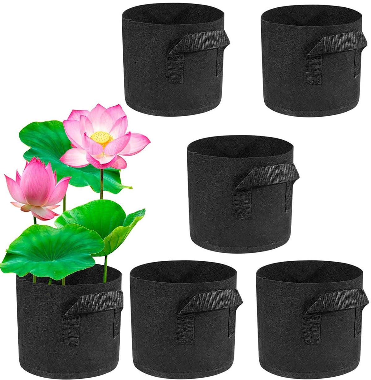 6 Pcs Pond Plant Bags | Decorative pots for garden centers - Walmart ...