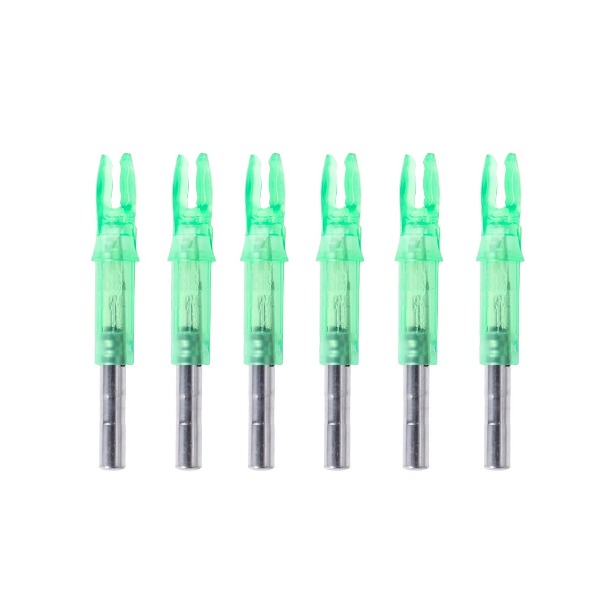 6 Pcs Archery LED Lighted Arrow Hunting Luminous Arrow Tails Bow ...