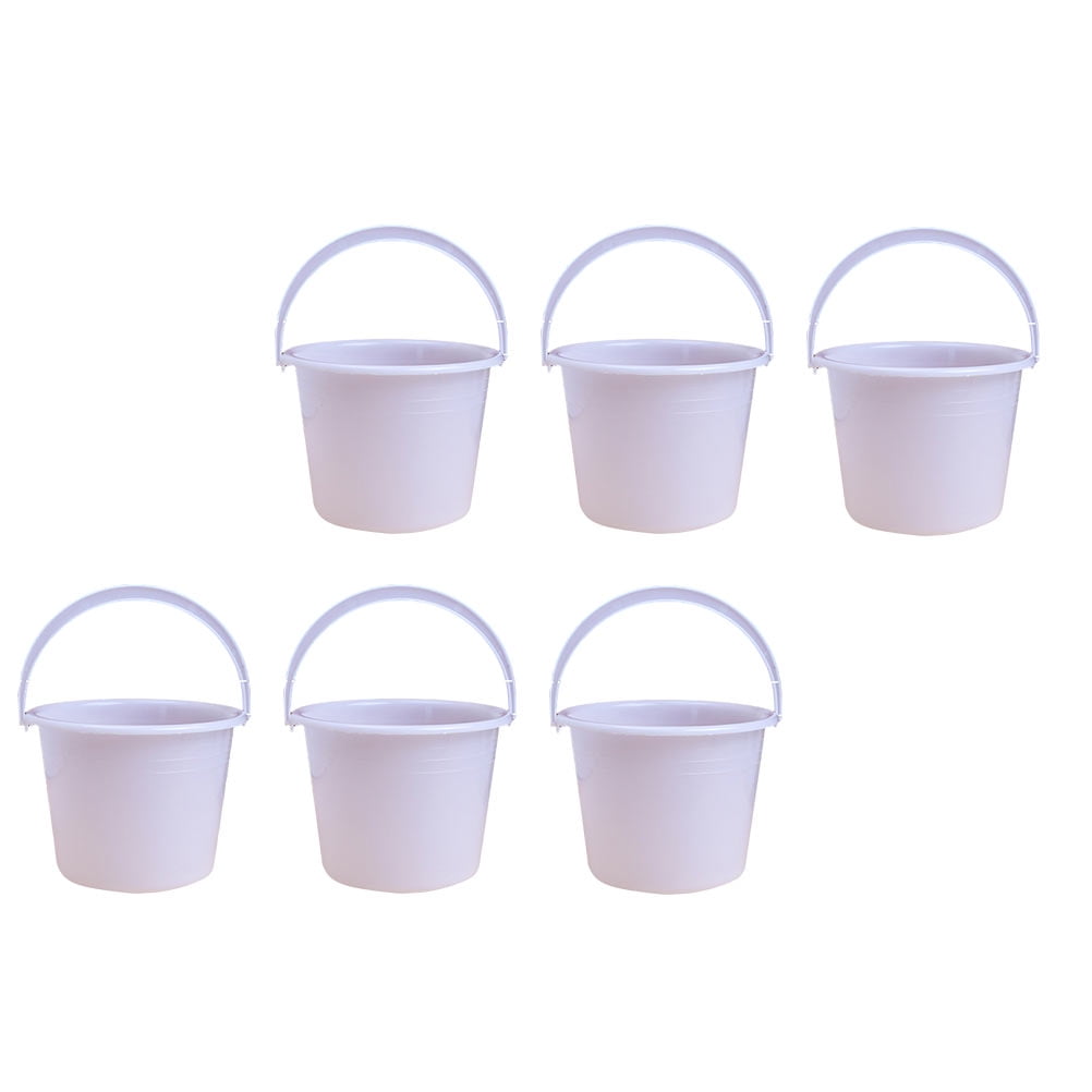 NICERIO Coating Buckets PP Portable Bucket for Home Use 6Pack 5.19X4 ...