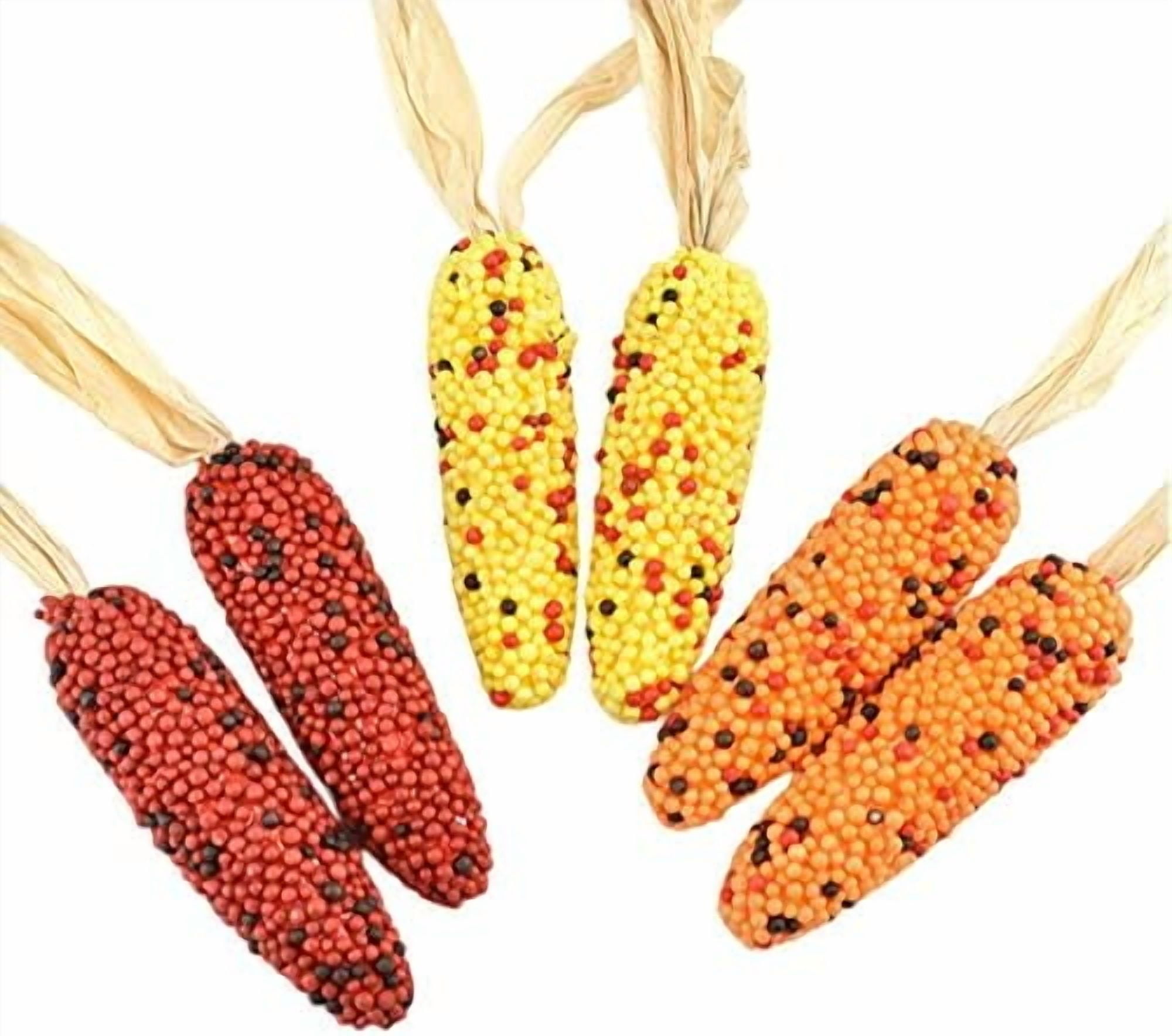 6 Pcs Artificial Corn,Thanksgiving Fake Corn,Simulation Foam Corn Set ...