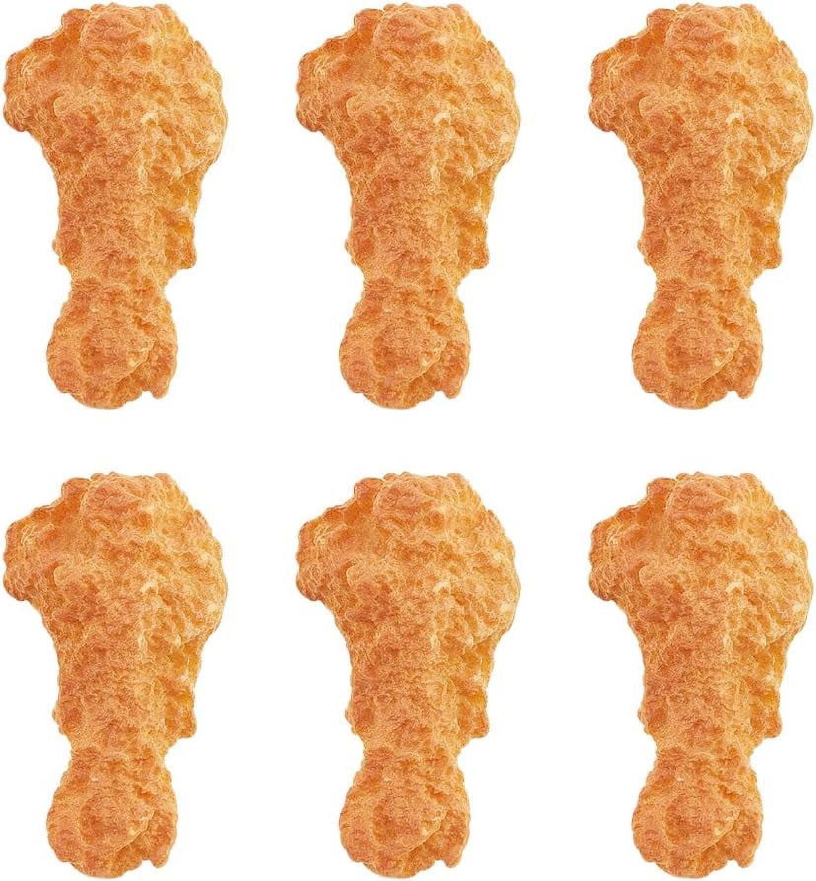 6 Pcs Artificial Fried Drumstick 2.9x1.5inch Simulated Chicken Legs 3D ...