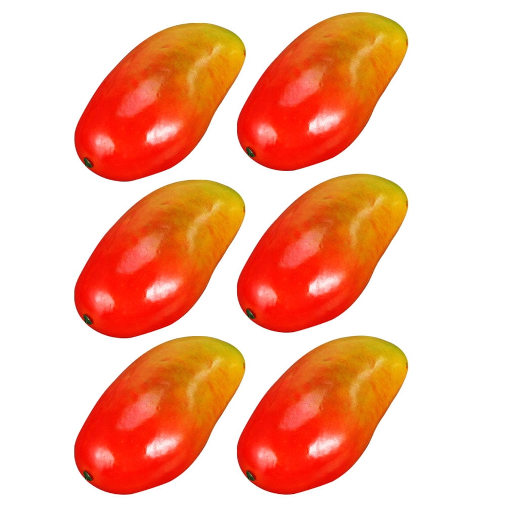 Worgeous Artificial Fruit Model Ornament Decor Photo Shoots 6Pcs 4.9X2 ...