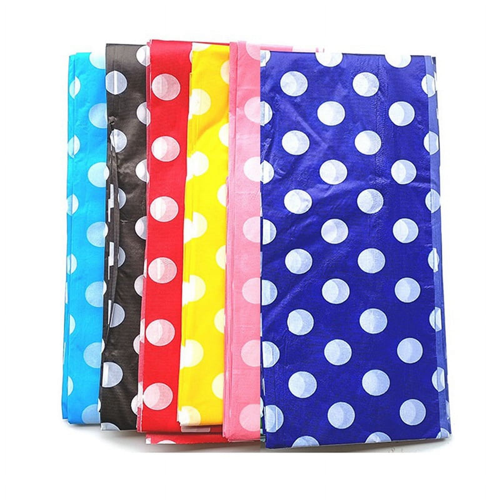 6 Pcs Assorted Color Plastic Tablecloth Table Cover Table Decoration ...