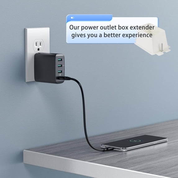 6 Pcs BE1-2 Electrical Outlet Box Extenders, Electrical Box Extender, 1 ...