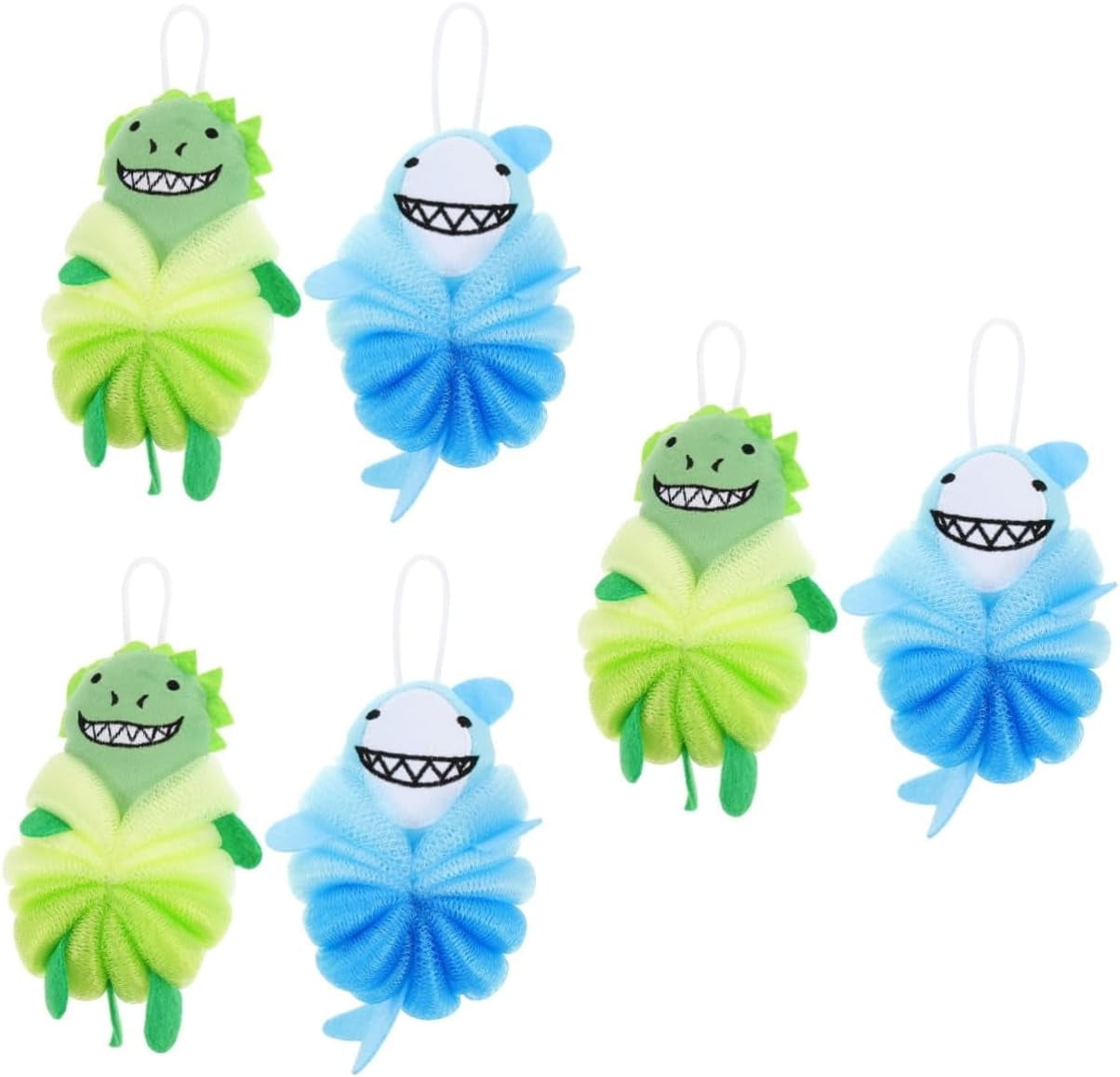 6 Pcs Baby Loofah Bath Scrubber for Body Bath Gloves Kid Body Wash ...