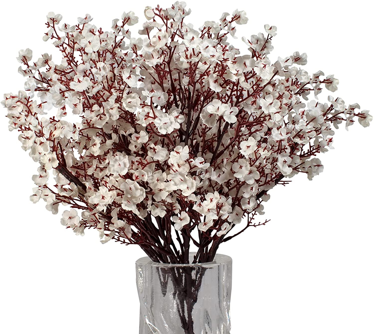 6 Pcs Babys Breath Artificial Flowers Real Touch Fake Gypsophila ...