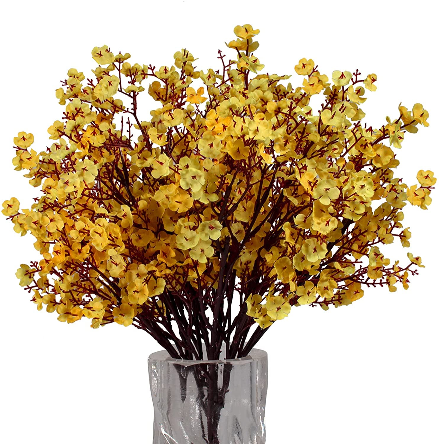 6 Pcs Babys Breath Artificial Flowers Real Touch Fake Gypsophila ...