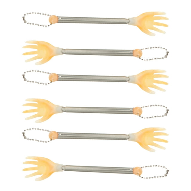 6 Pcs Back Scratcher Device Finger Tickling Itch Relief Tool Man ...