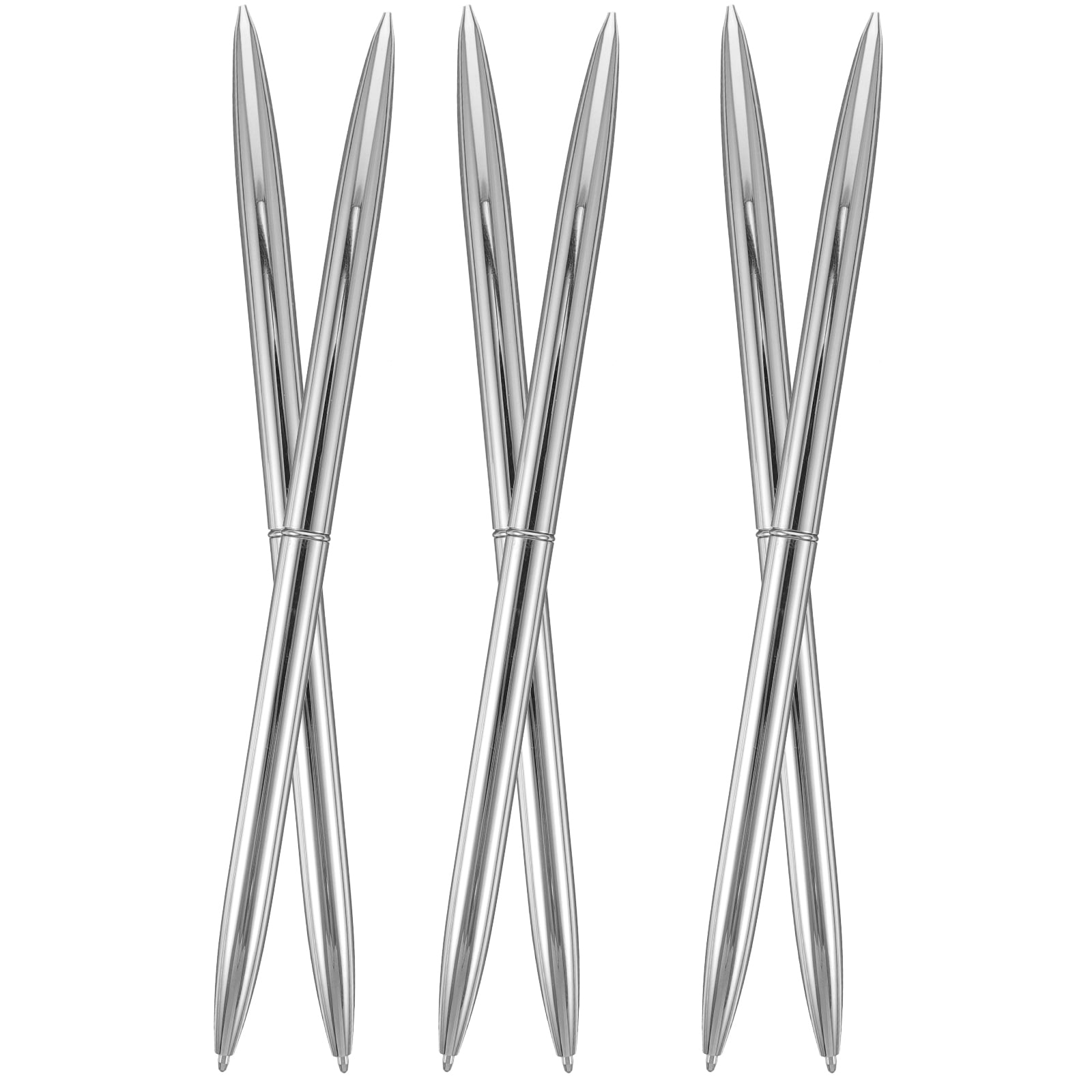 6 Pcs Ballpoint Pen Multi-function Students Come Pens Black Medium ...