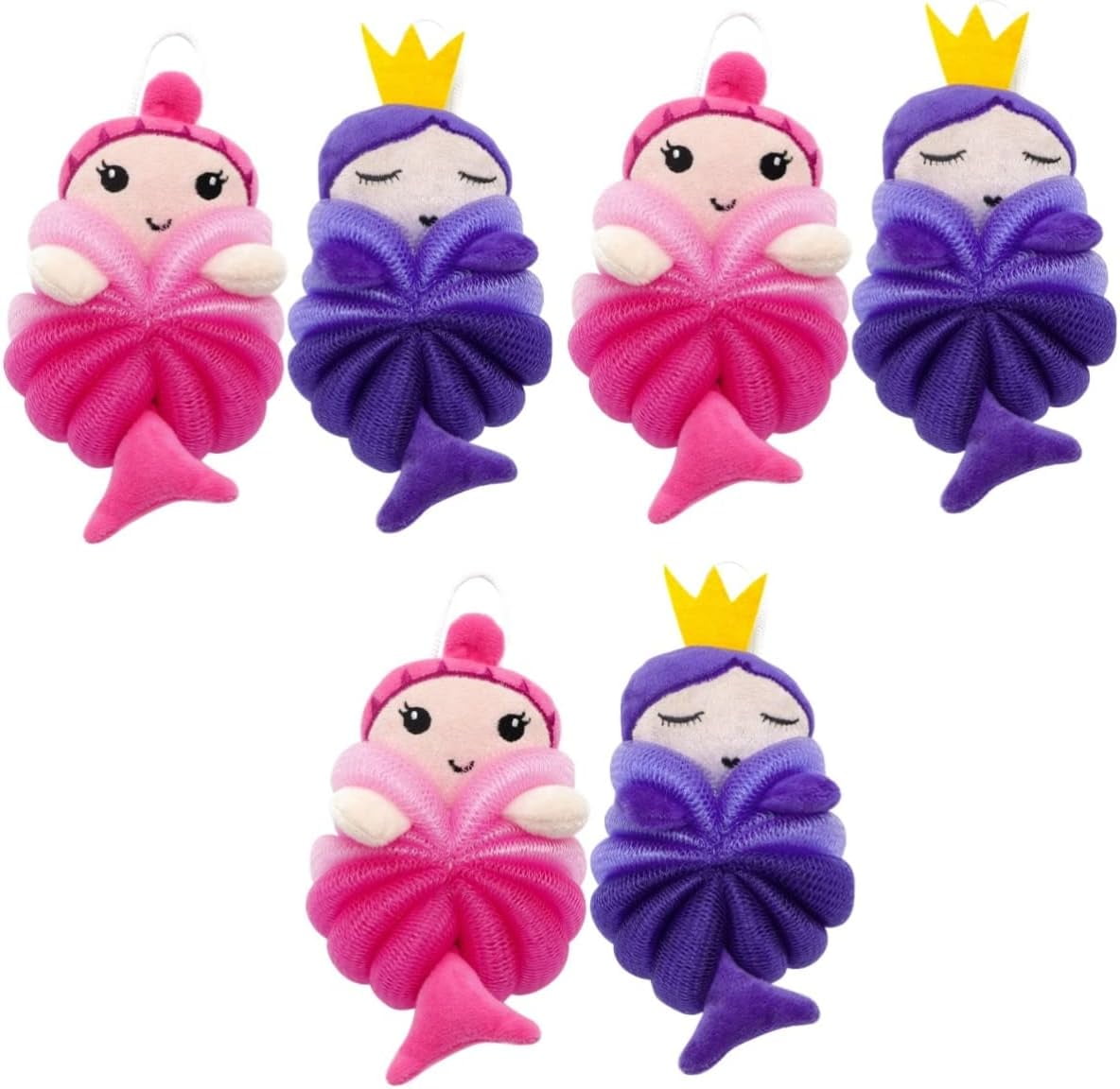6 Pcs Bath Ball Baby Sponge for Bathing Bath Scrubber for Body Baby ...